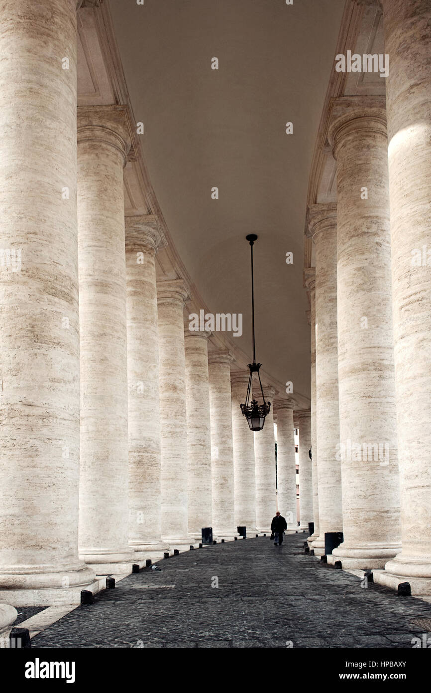 Columns of St. Peter's Basilica, Rome, Italy Stock Photo - Alamy