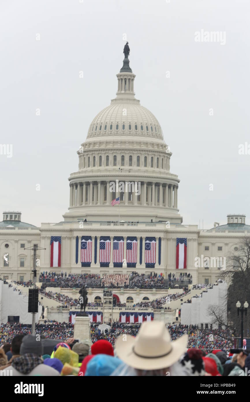 President Donald Trump's Inauguration and the atmosphere through out ...