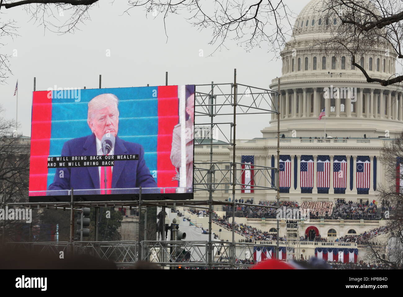 President Donald Trump's Inauguration and the atmosphere through out ...