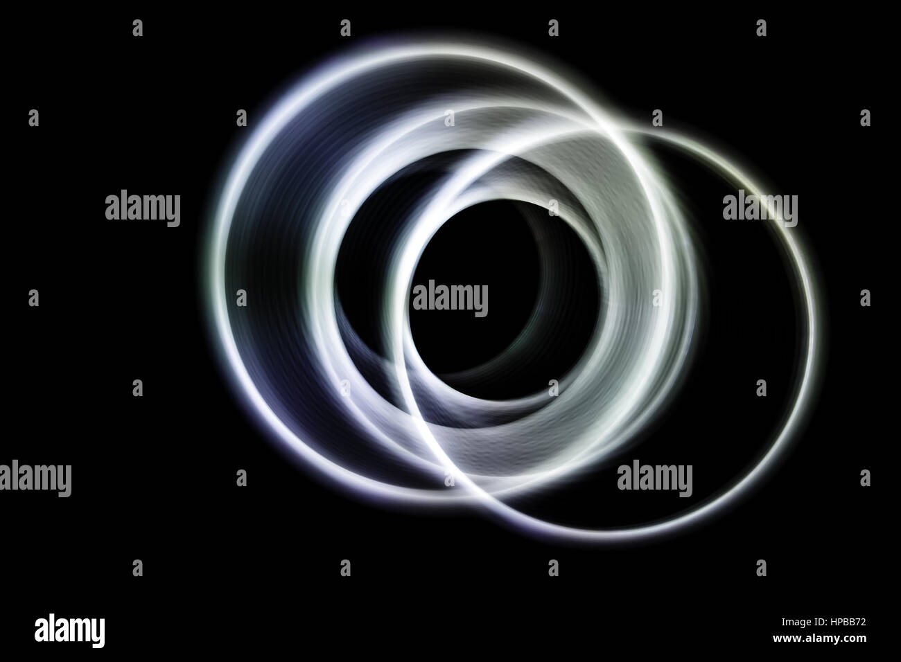 Sound waves in the visible gray color in the dark Stock Photo - Alamy