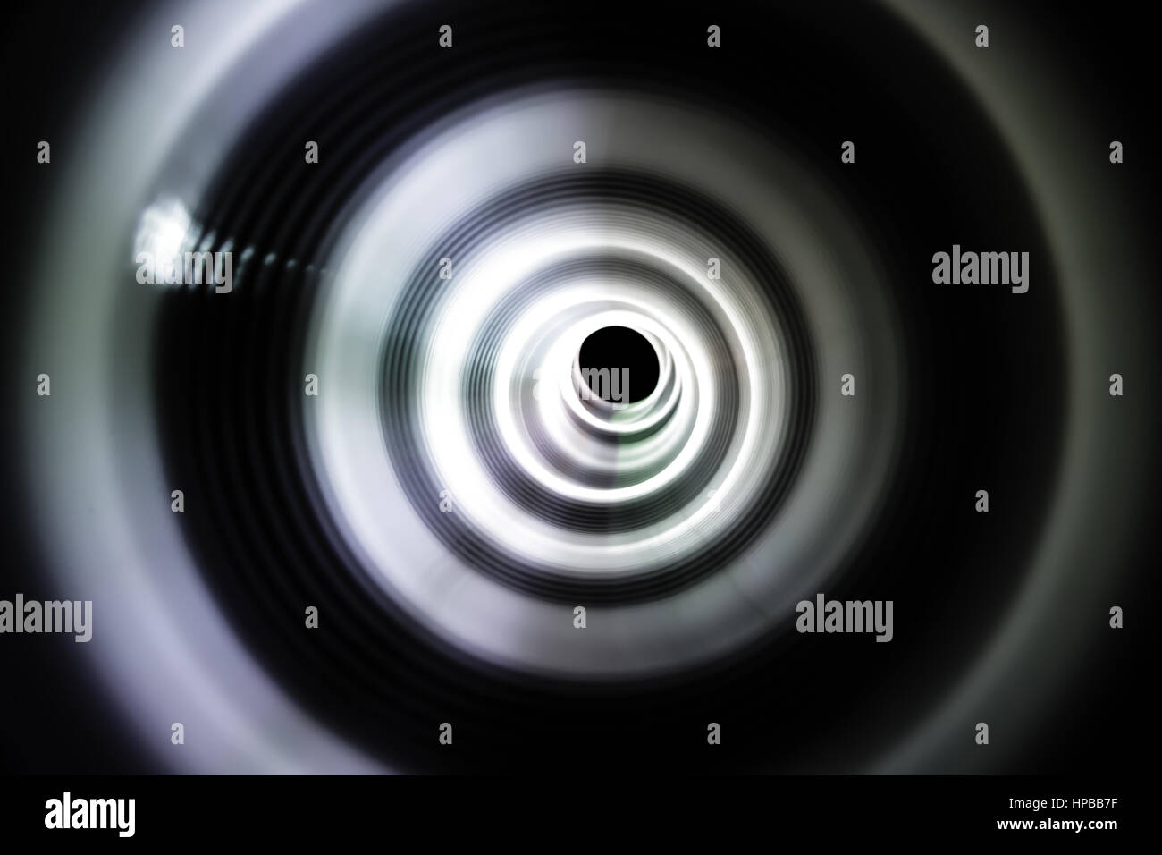 Sound waves in the visible gray color in the dark Stock Photo - Alamy