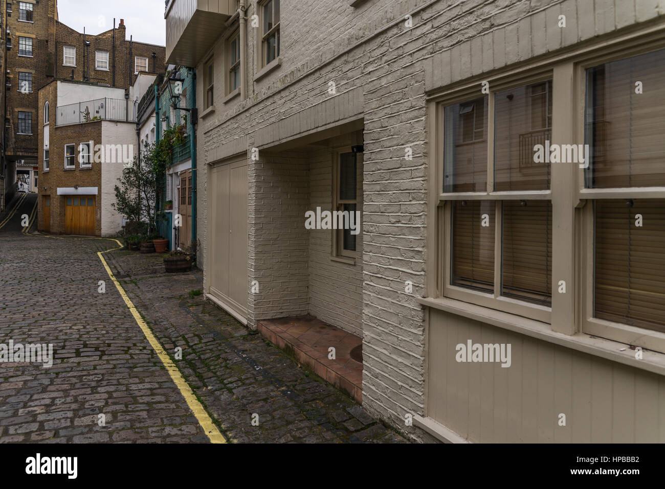 View on an interesting street, characteristic buildings English quarter ...