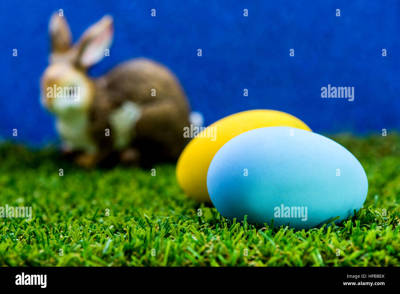 Happy Easter day, bunny and egg, Christians worldwide celebrate Stock ...