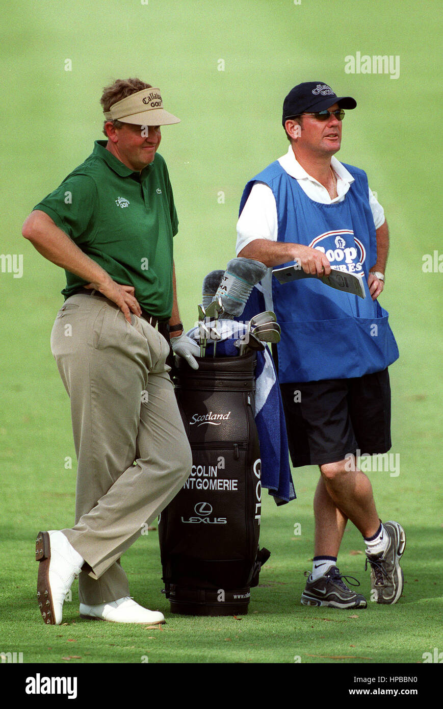 Colin montgomerie and his caddie hi-res stock photography and images ...