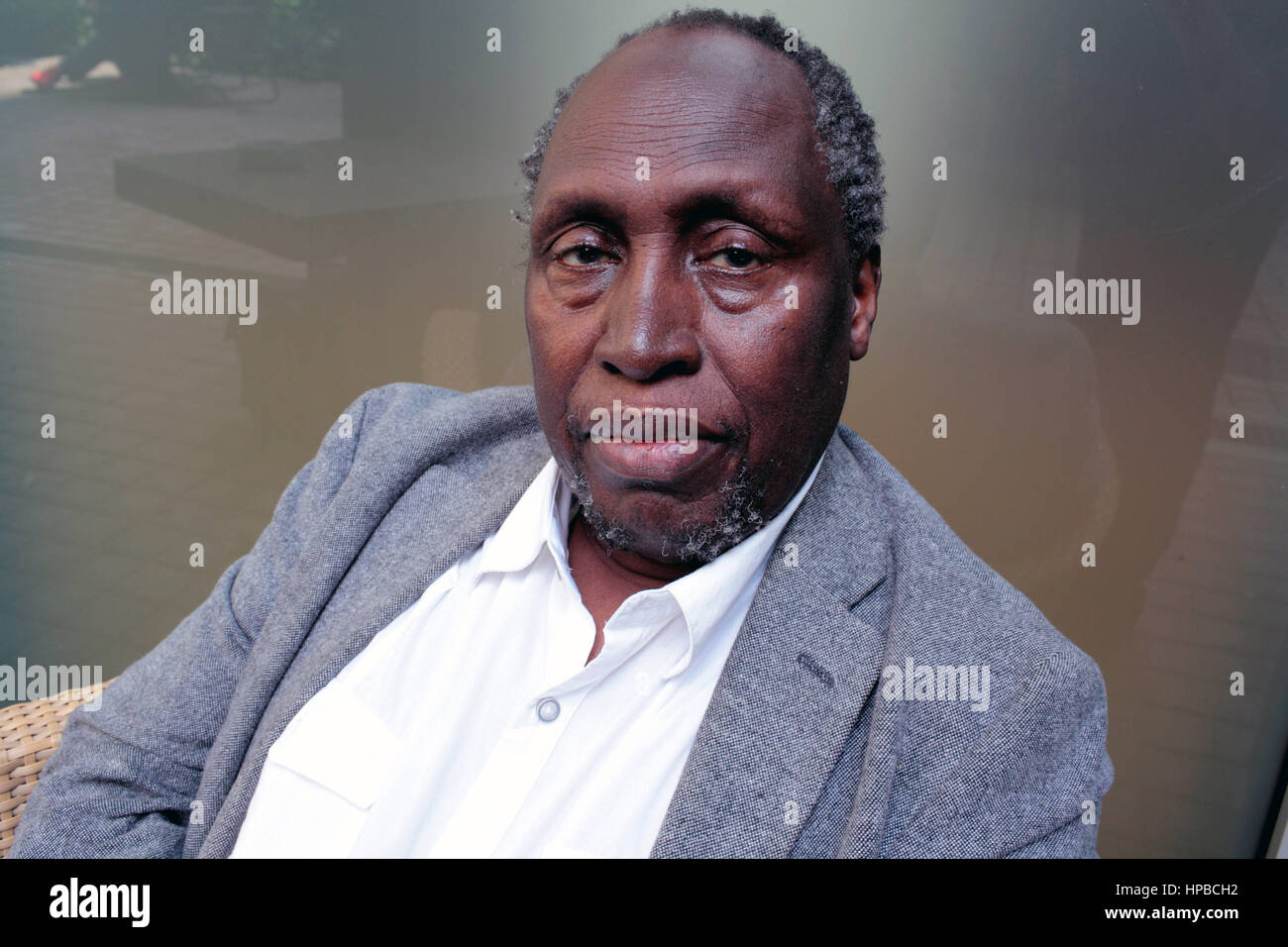 Portrait of Ngugi wa Thiong o (born James Ngugi) 17/05/2015 ©Basso ...