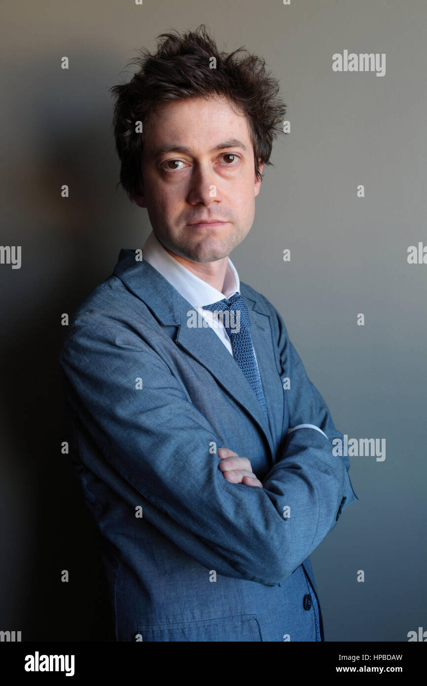 Portrait of Adam Thirlwell 21/09/2015 ©Basso CANNARSA/Opale Stock Photo ...