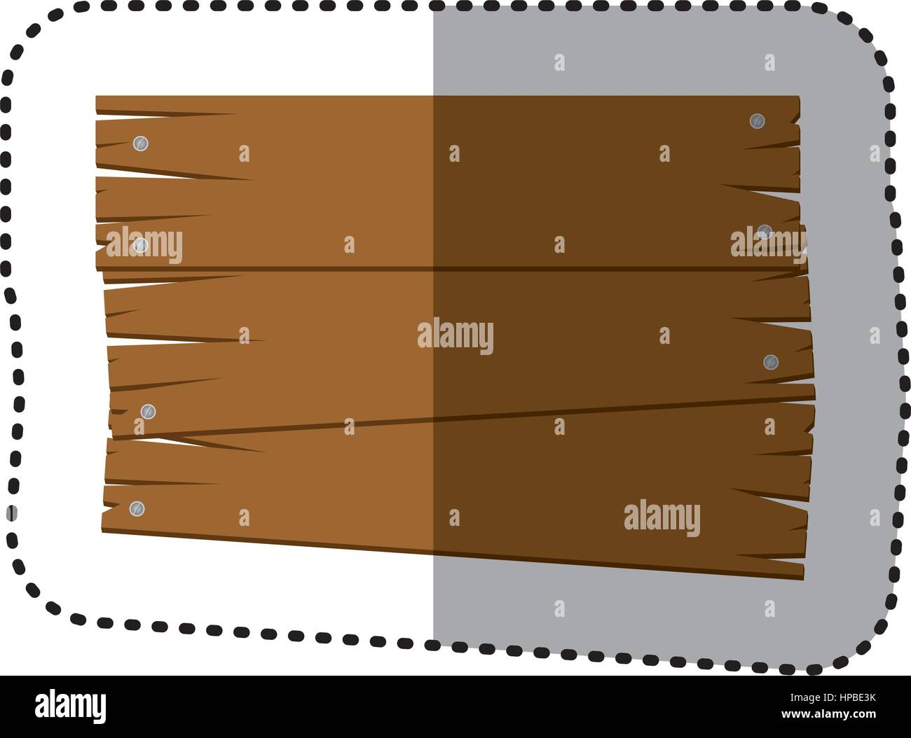 sticker old wooden sign board with cloves Stock Vector Image & Art - Alamy