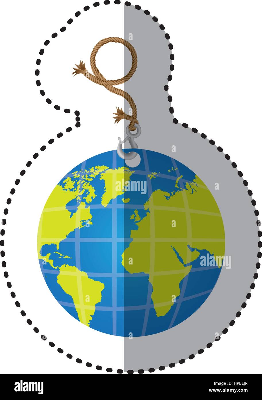 Sea cable map Stock Vector Images - Alamy