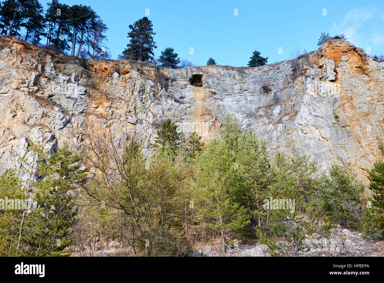 Area around Koneprusy caves, Czech Karst or Bohemian Karst, Czech ...