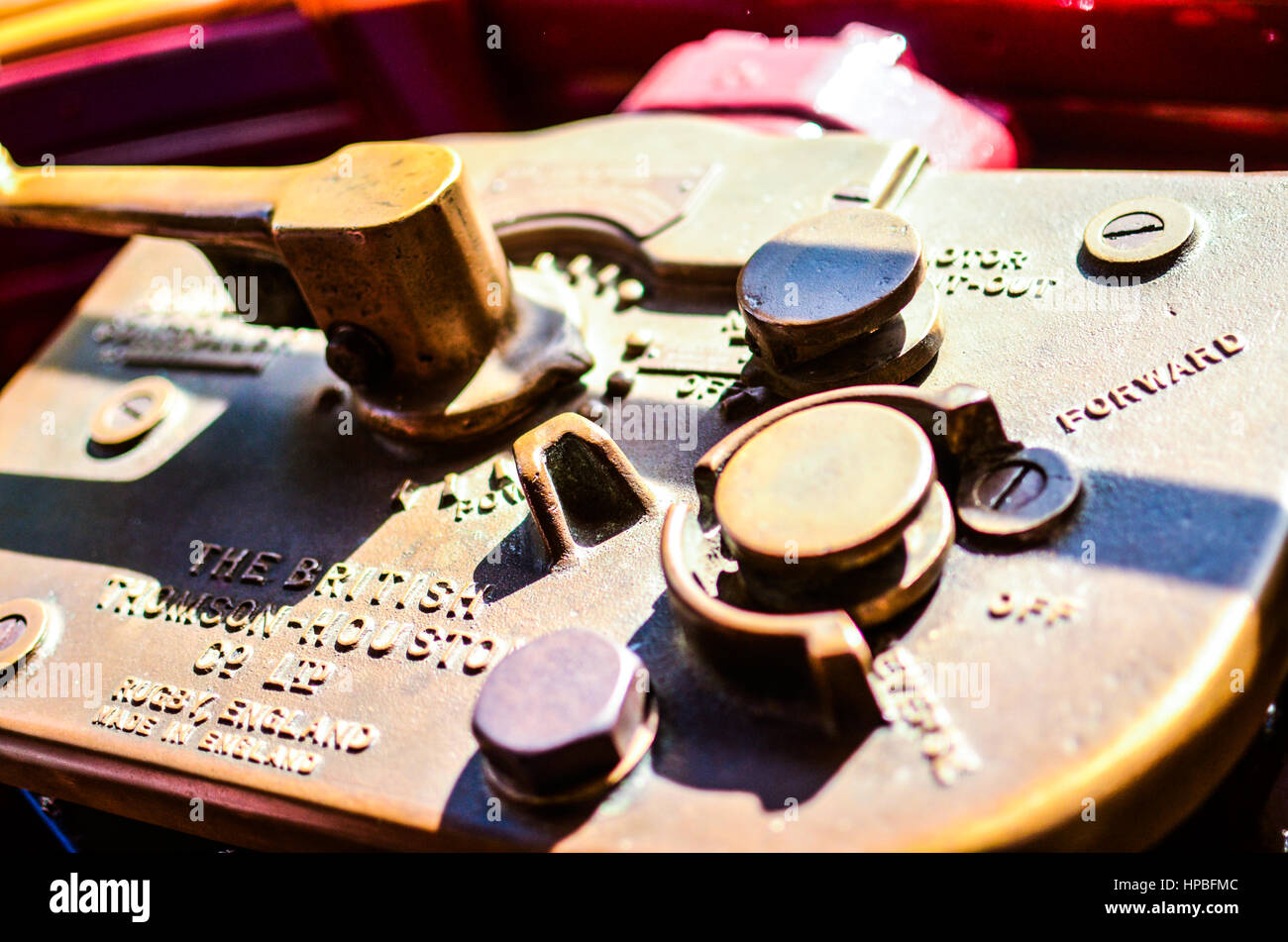 Tram controls hi-res stock photography and images - Alamy