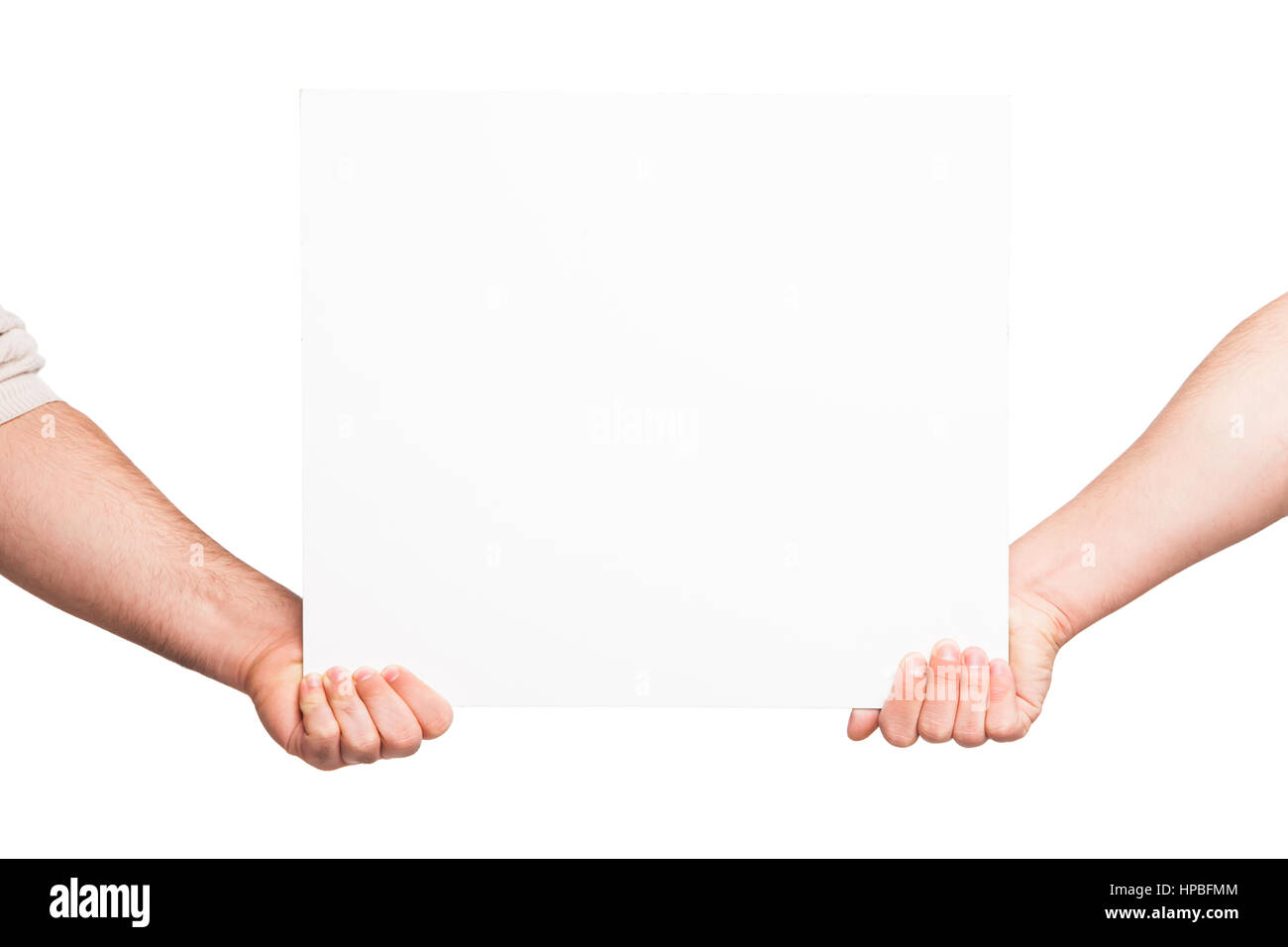 Empty billboard displaying white hi-res stock photography and images ...