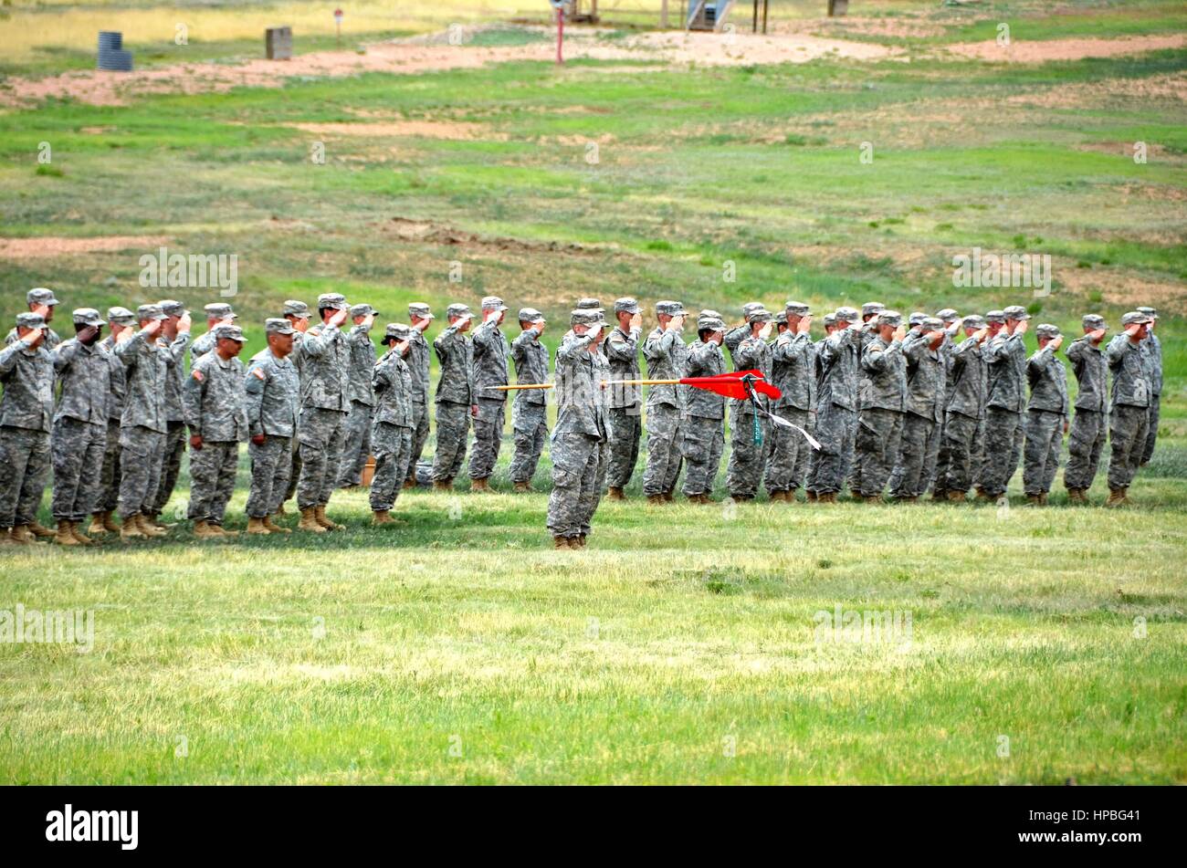 Soldiers in Formation Stock Photo - Alamy