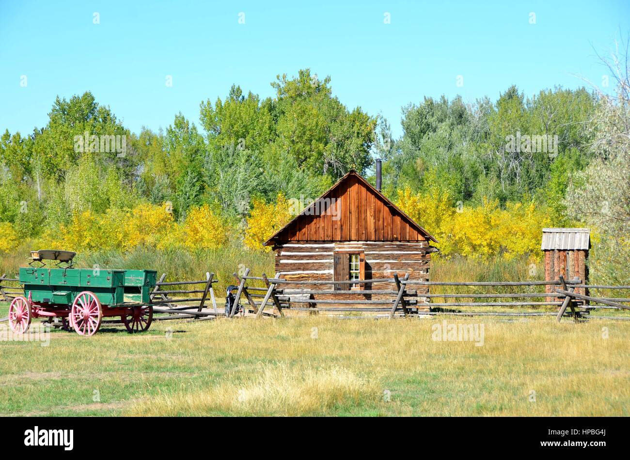 Old Western Barns and Buildings Stock Photo - Alamy