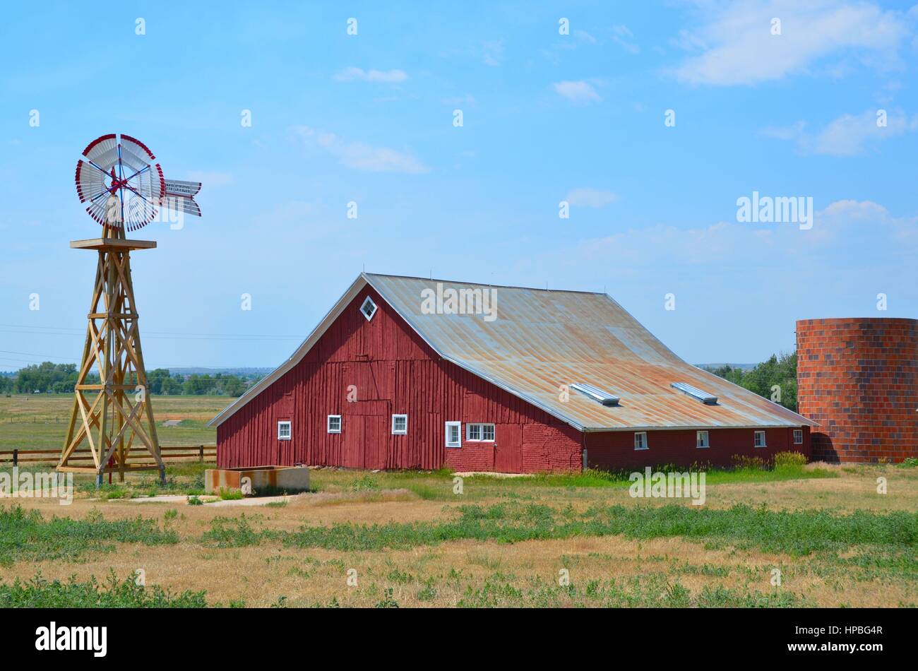 Old Western Barns and Buildings Stock Photo - Alamy