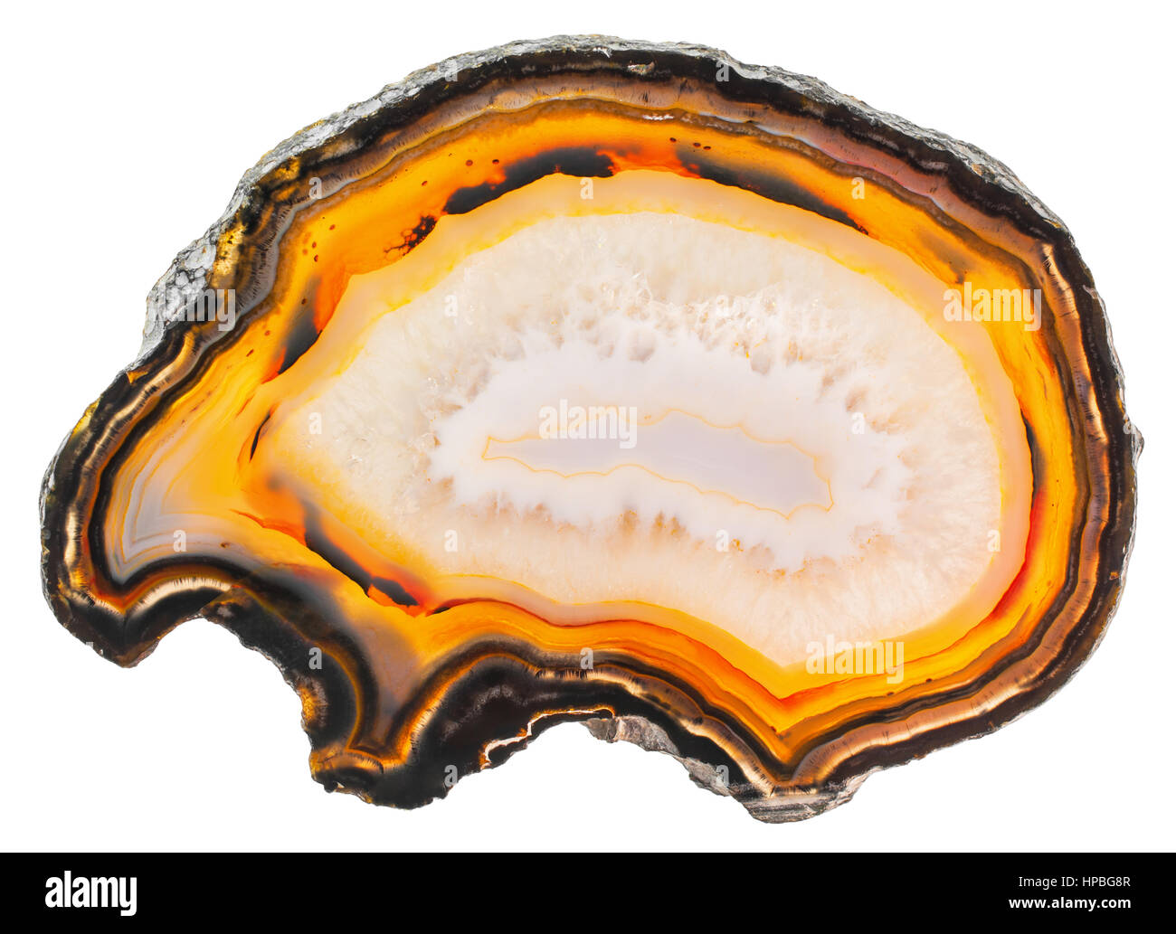 Agate isolated on white background Stock Photo - Alamy