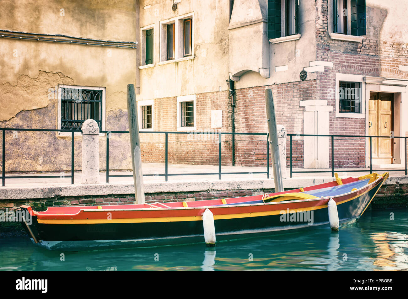 Boat in Venice Italy Stock Photo - Alamy