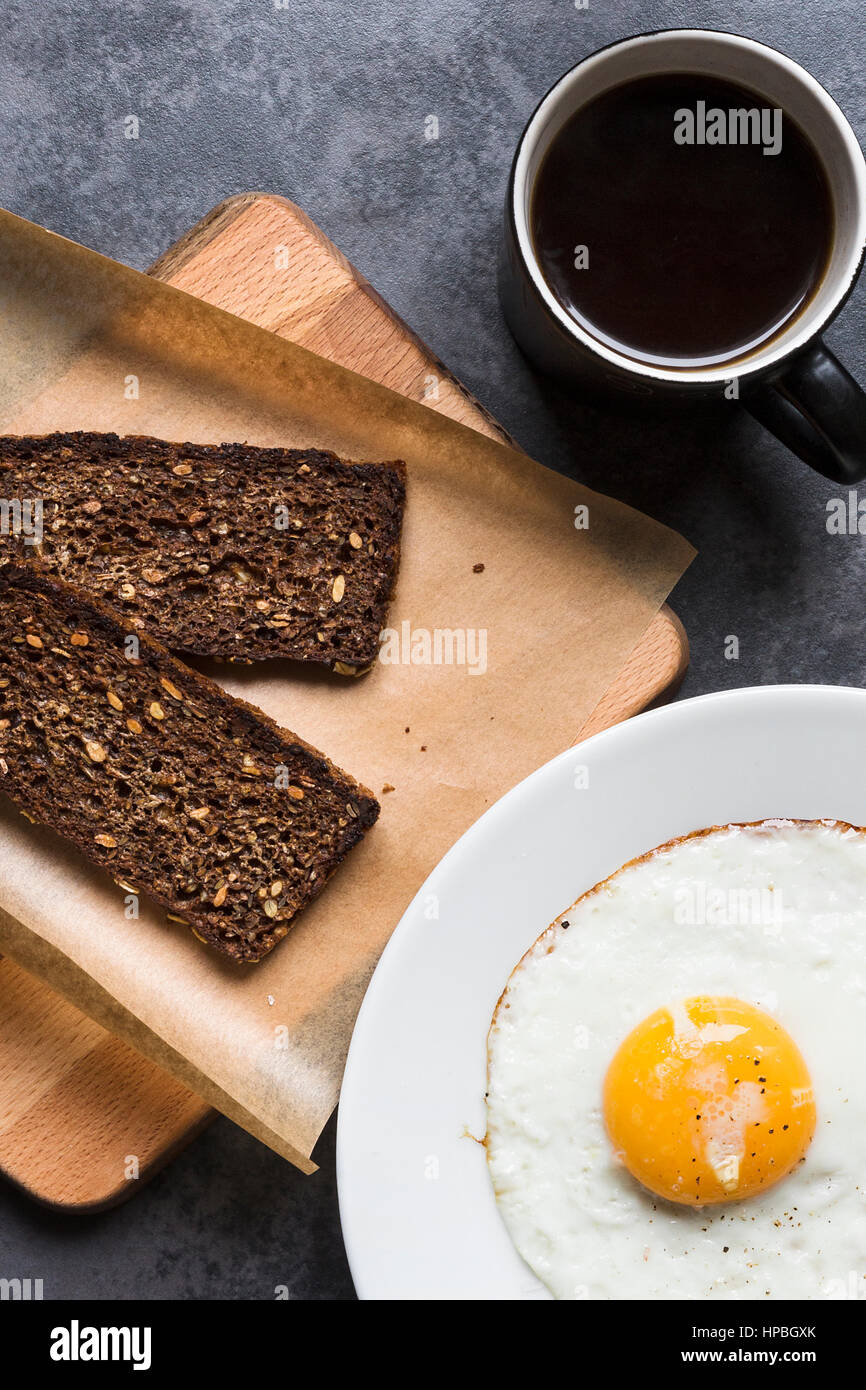 Boiled eggs with rye toast hi-res stock photography and images - Alamy