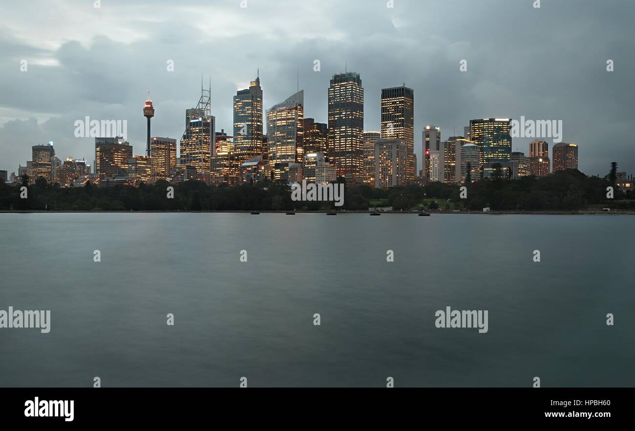 Sydney Night View Stock Photo - Alamy