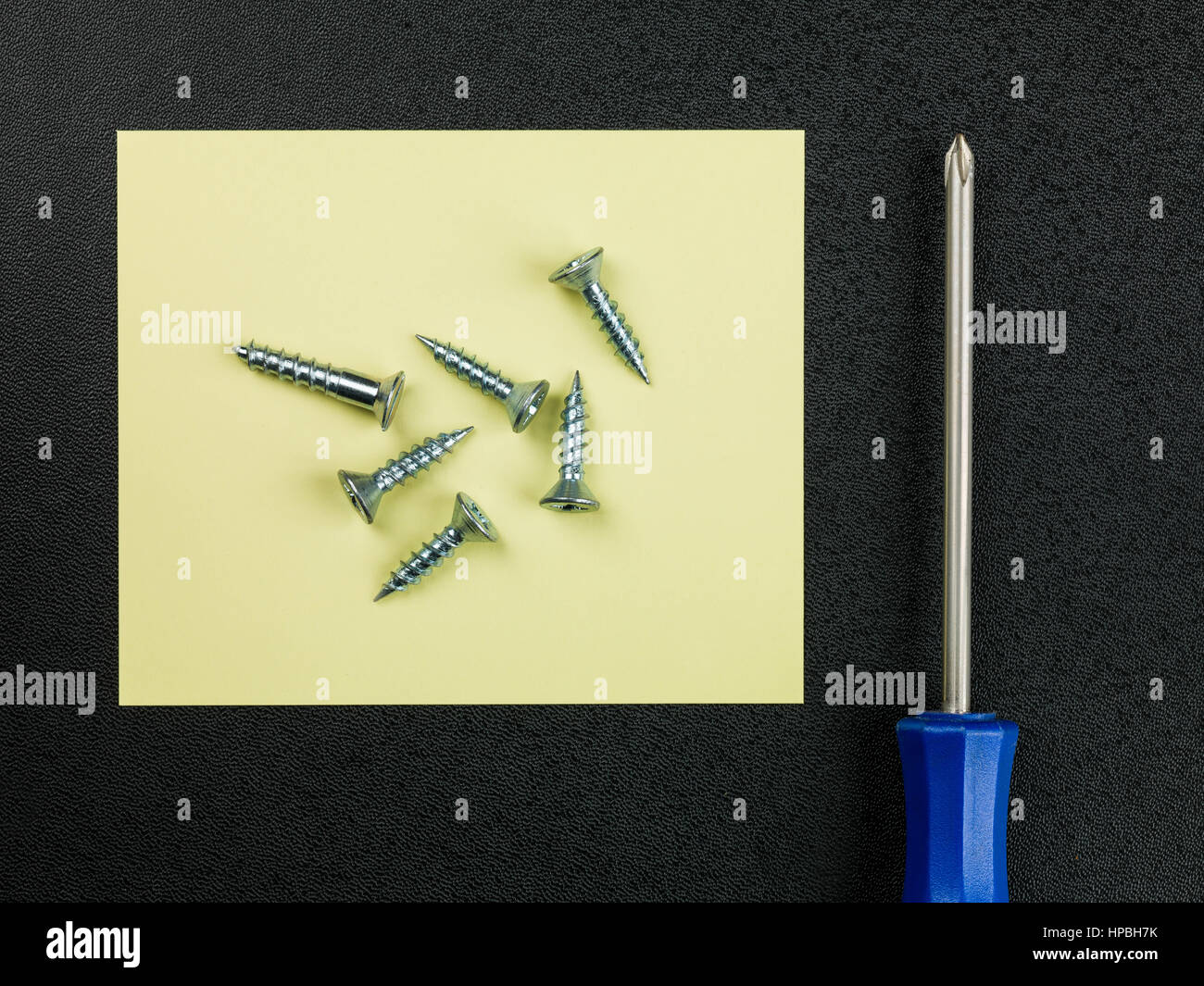 Screwdriver and screws hi-res stock photography and images - Alamy