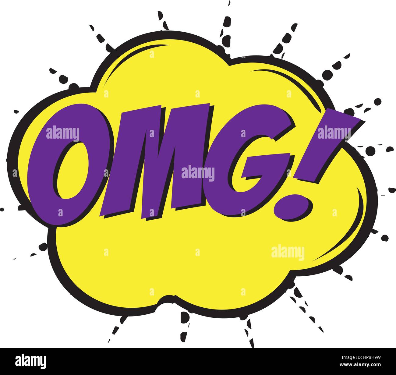 Isolated comic expression Stock Vector Image & Art - Alamy