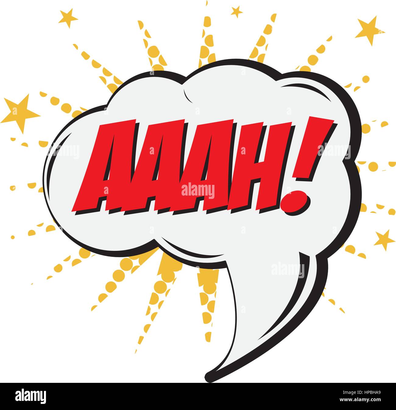 Isolated comic expression Stock Vector Image & Art - Alamy