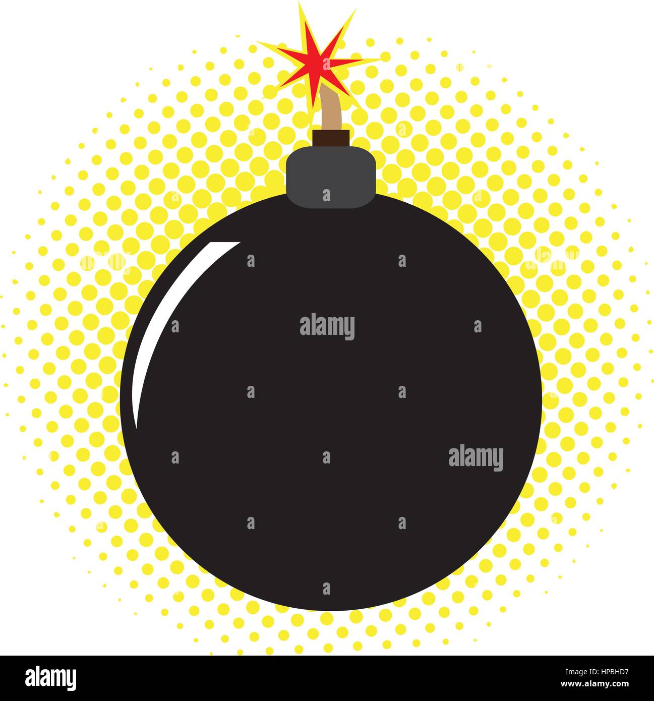 Isolated comic bomb Stock Vector Image & Art - Alamy