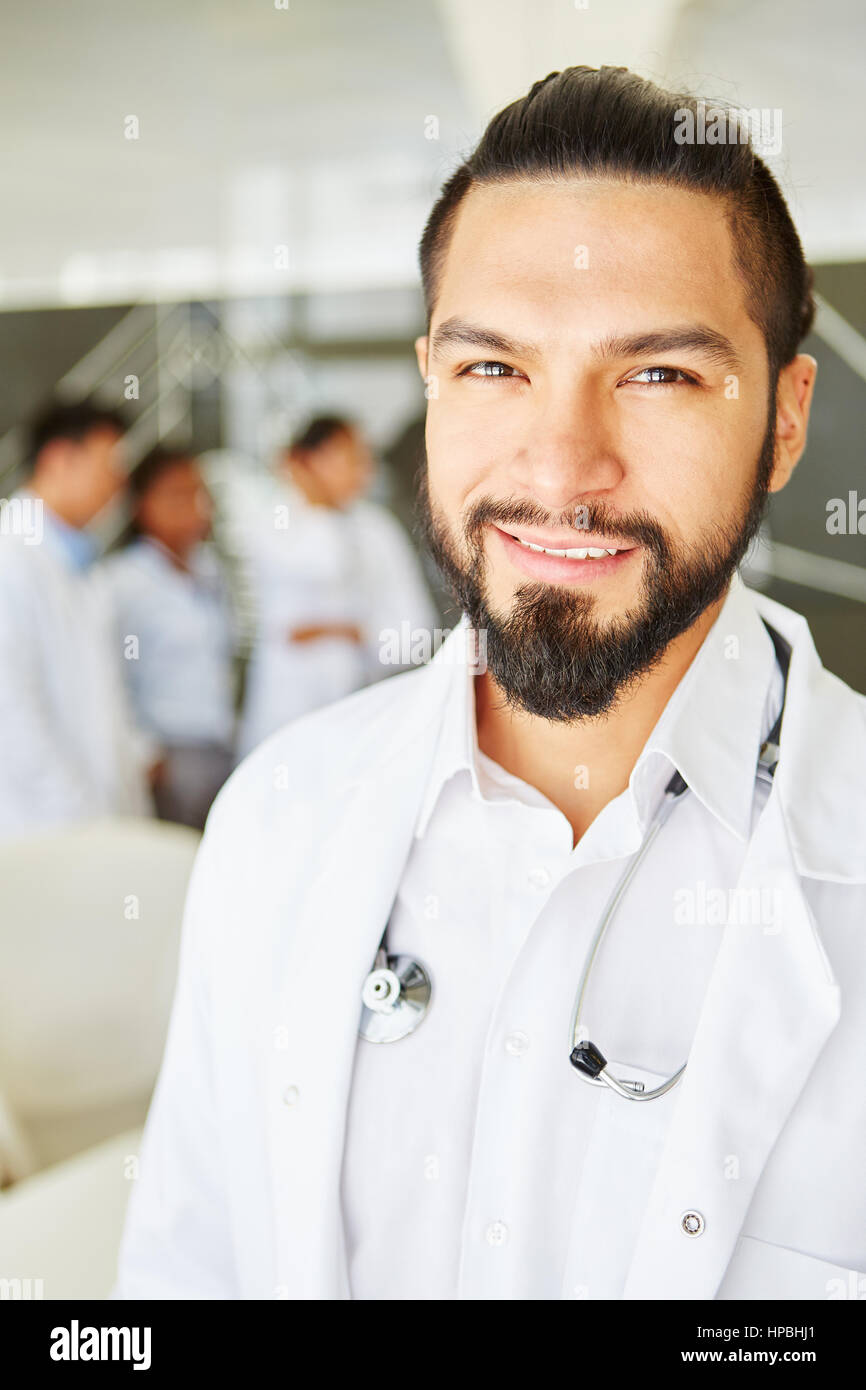 Man as chief physician with responsability and competence in clinic ...