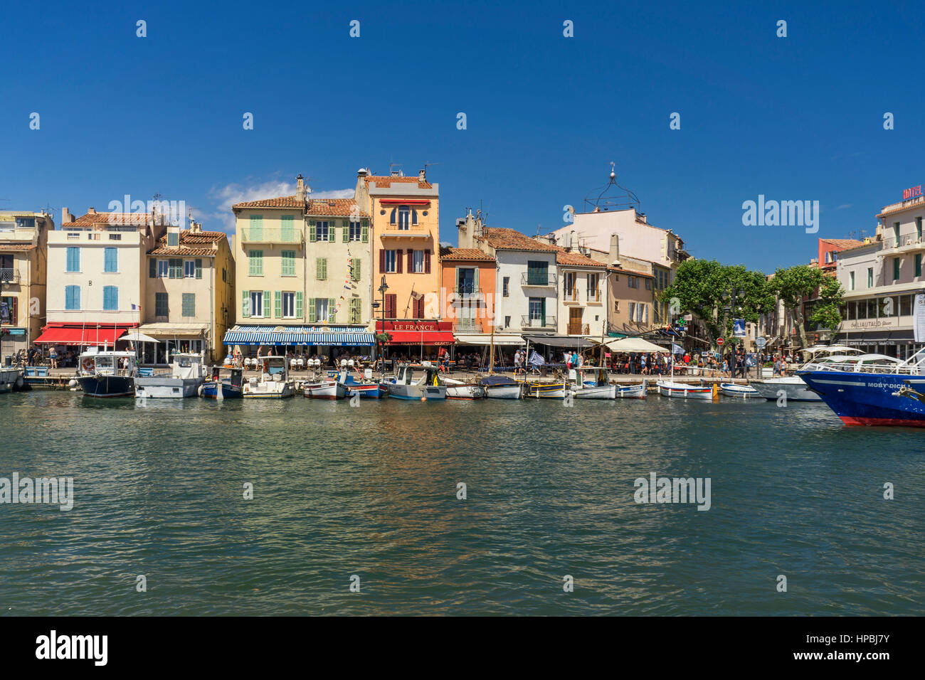 Cassis harbour Côte d Azur France Stock Photo - Alamy