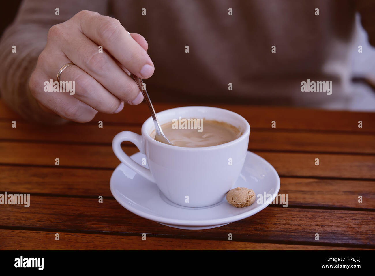 Hand stirring food hi-res stock photography and images - Alamy