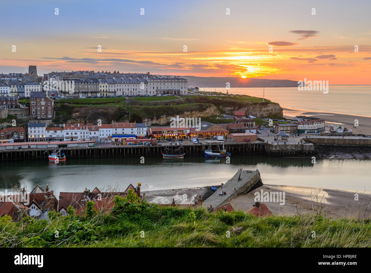 Old town whitby 199 steps hi-res stock photography and images - Alamy