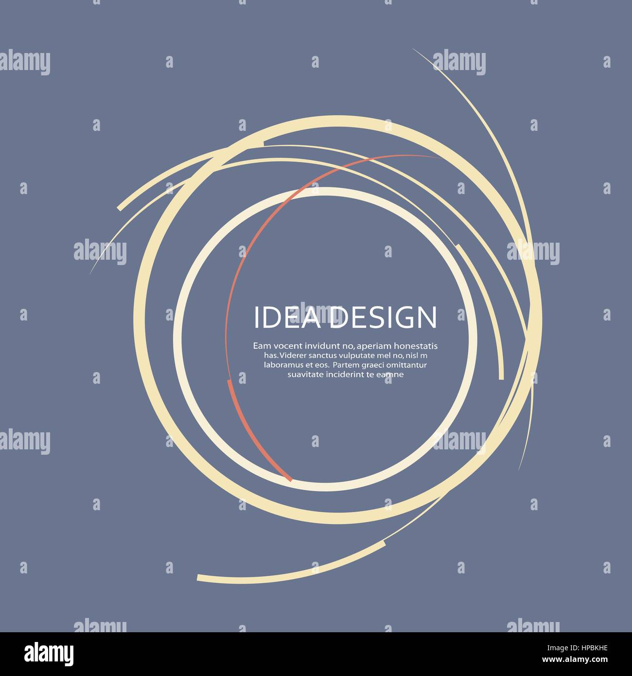 Vector illustration with abstract circles Stock Vector Image & Art - Alamy