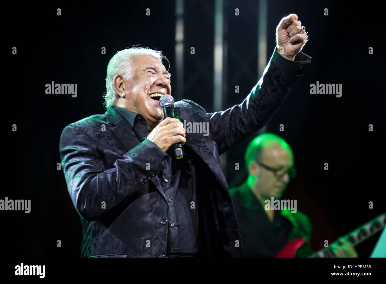 The argentines tango singer Raul Lavie accompanied by the Tangoloco ...
