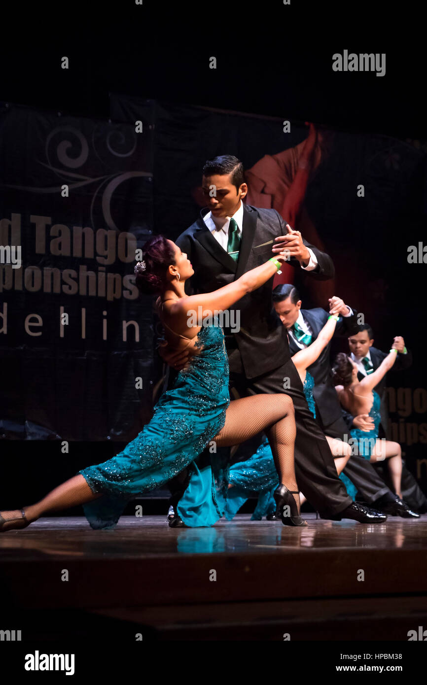 Tango dance group in the World Tango Championships, dance competition ...