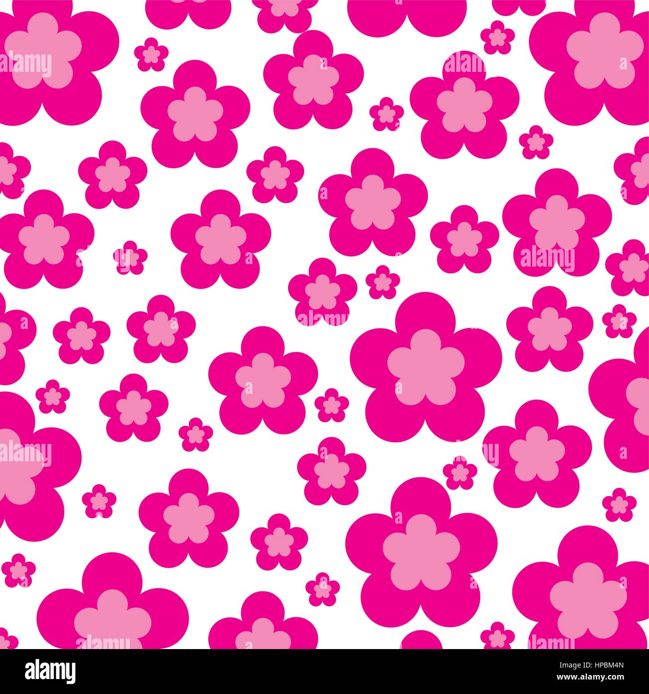cute flower pattern background vector illustration design Stock Vector ...
