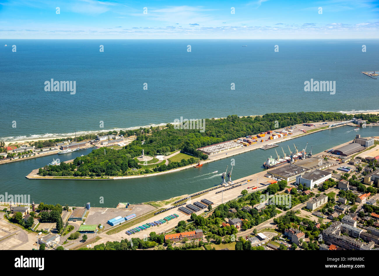Westerplatte monument, Gdansk, Danzig, Baltic coast, Pomorskie, Poland ...