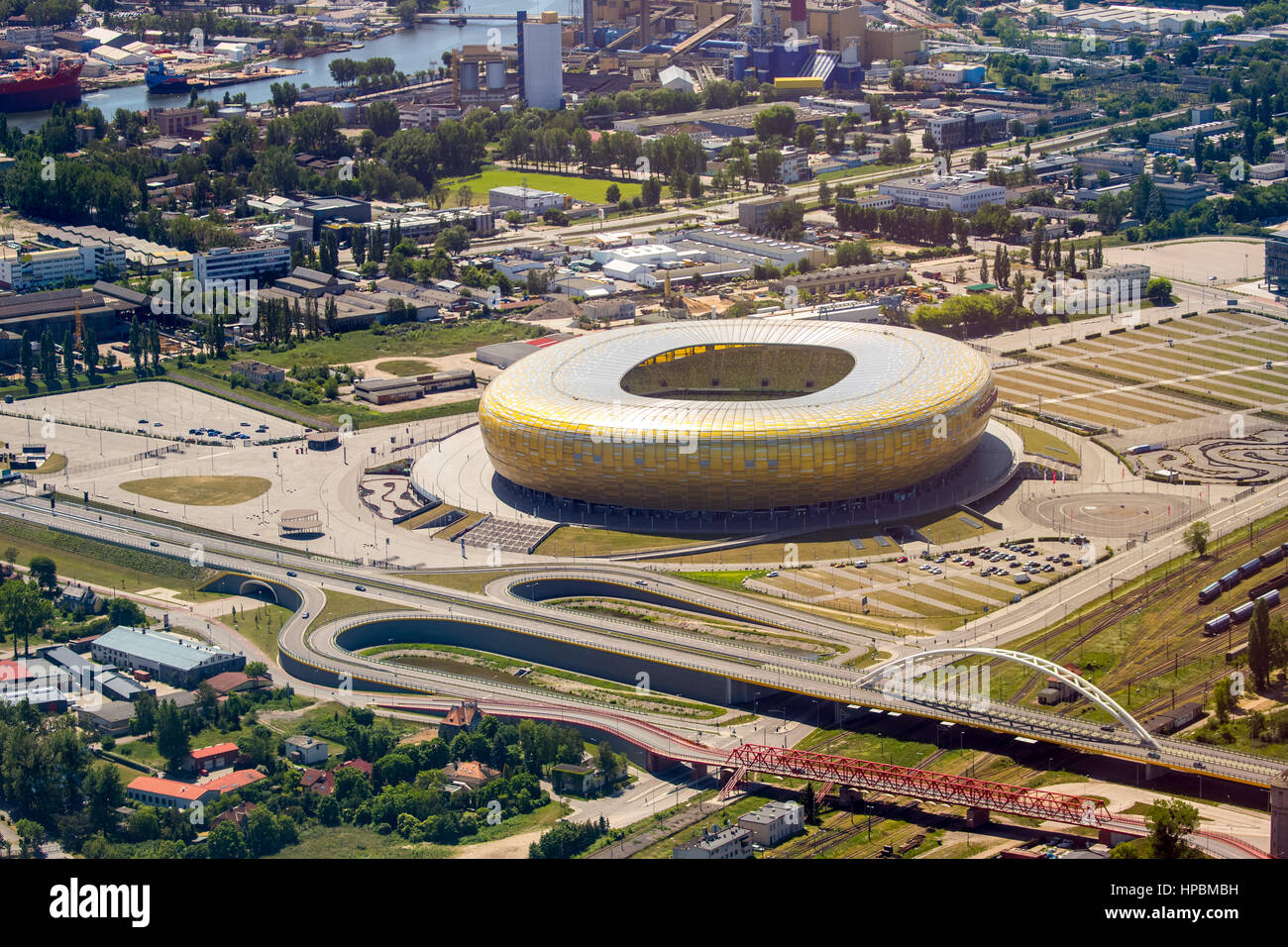 PGE Arena Gdańsk, football stadium, polish premiere league, stadium ...