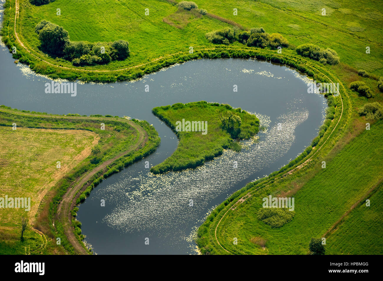 Meandering river aerial hi-res stock photography and images - Alamy