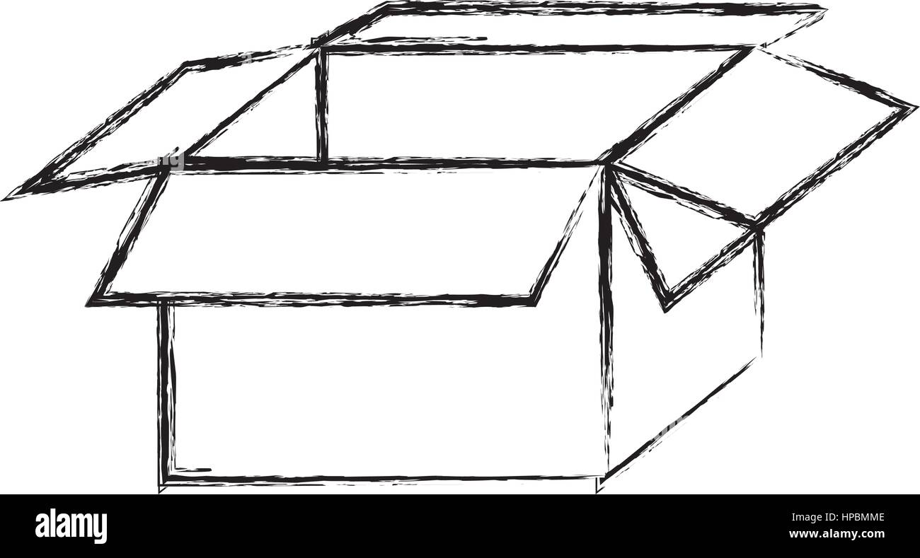 Silhouette packing open empty vector hi-res stock photography and ...