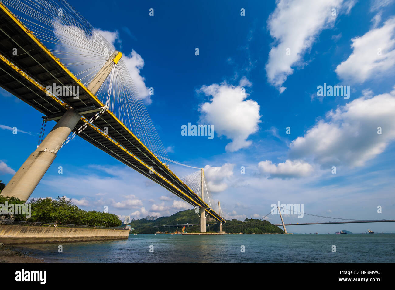Ting kau bridge hi-res stock photography and images - Alamy