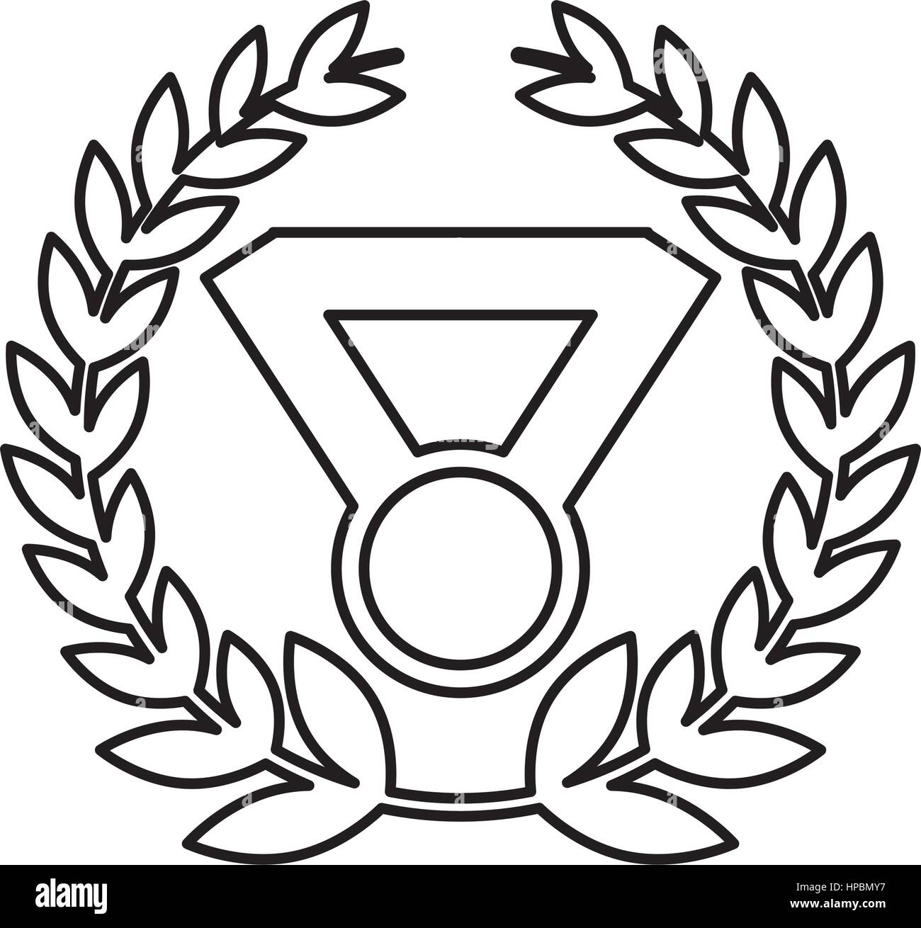 medal price award icon vector illustration design Stock Vector Image ...