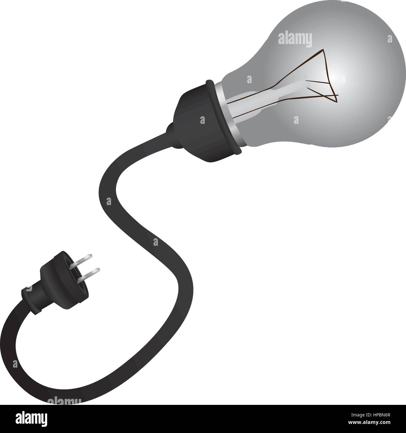 Light cable adapter icon Cut Out Stock Images & Pictures - Alamy