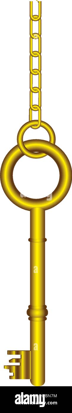 Key door lock hanging Stock Vector Images - Alamy