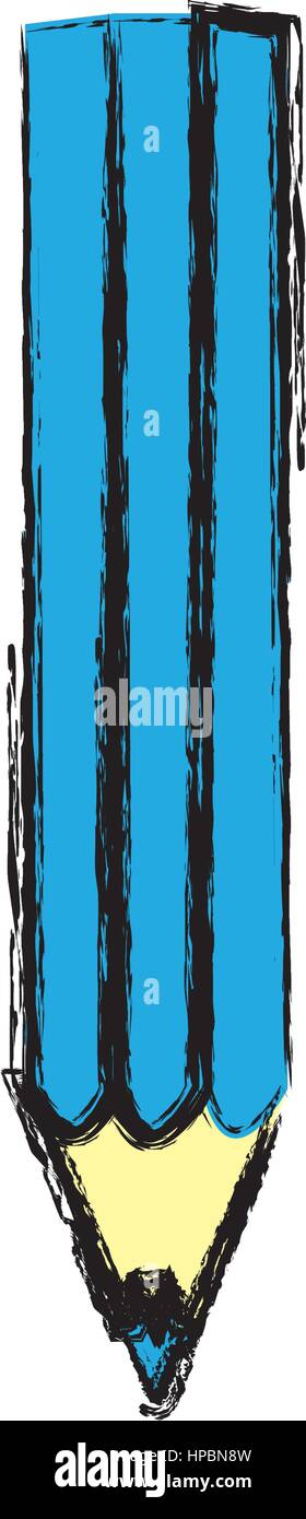 blue pencil color icon Stock Vector Image & Art - Alamy