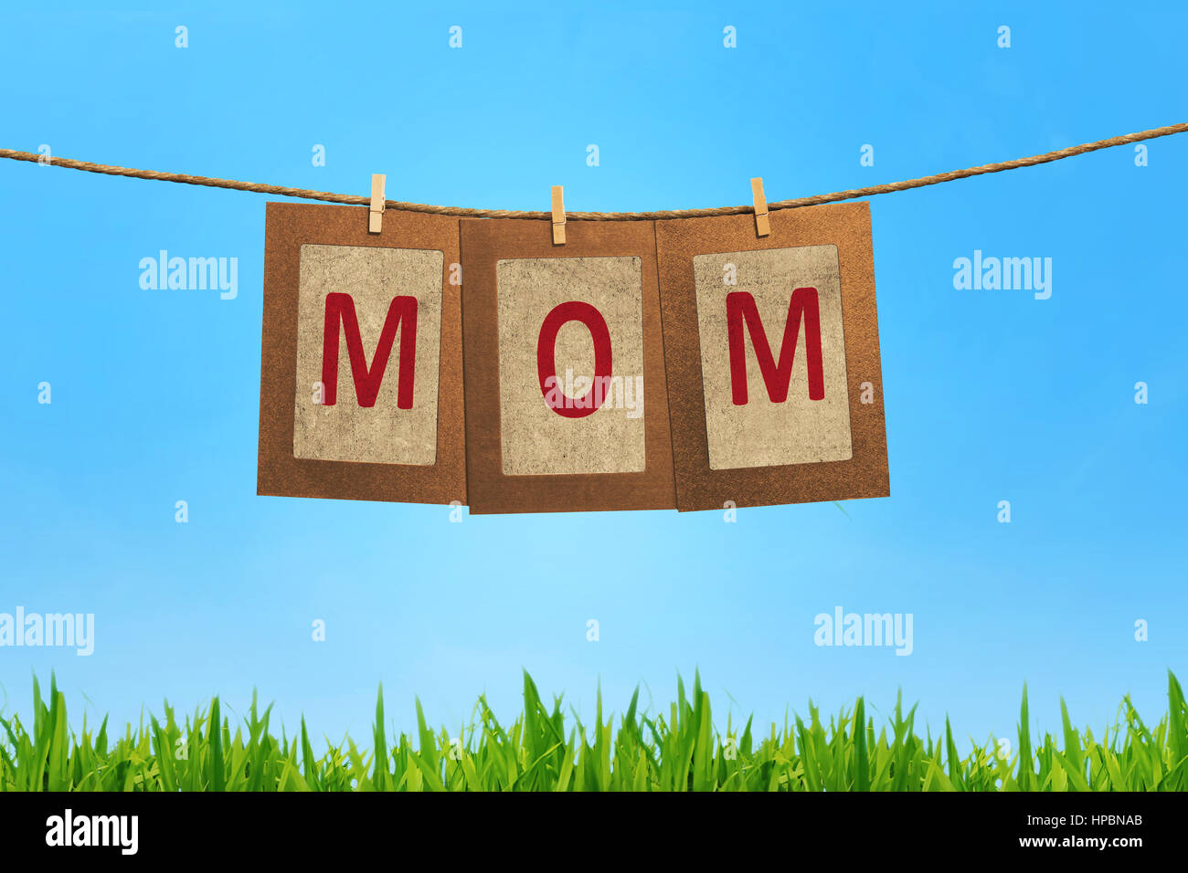 Mom word hi-res stock photography and images - Alamy
