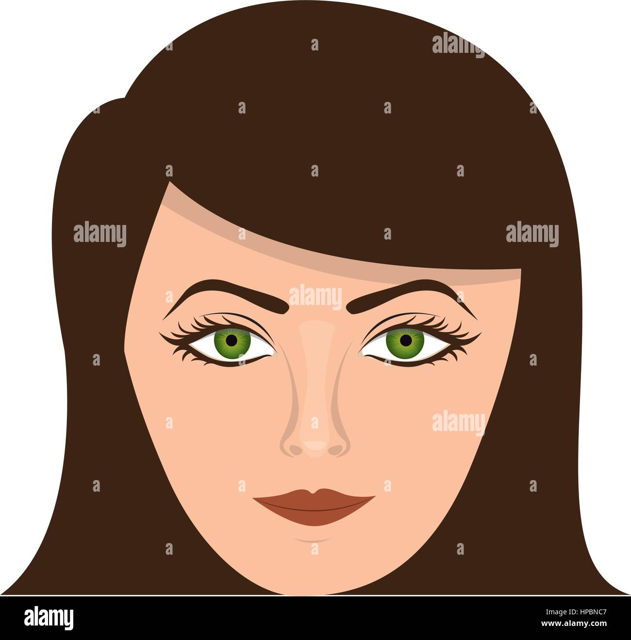 color face formal woman icon Stock Vector Image & Art - Alamy