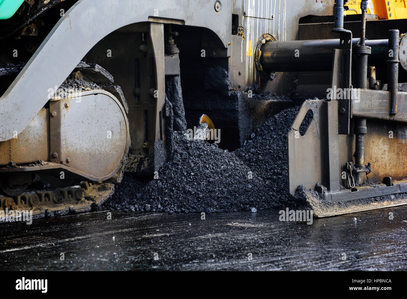 Asphalt paver machine hi-res stock photography and images - Alamy