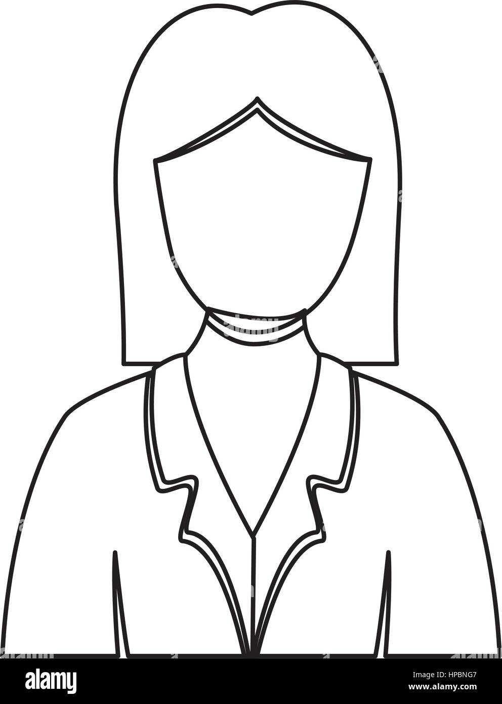 figure people formal woman icon Stock Vector Image & Art - Alamy