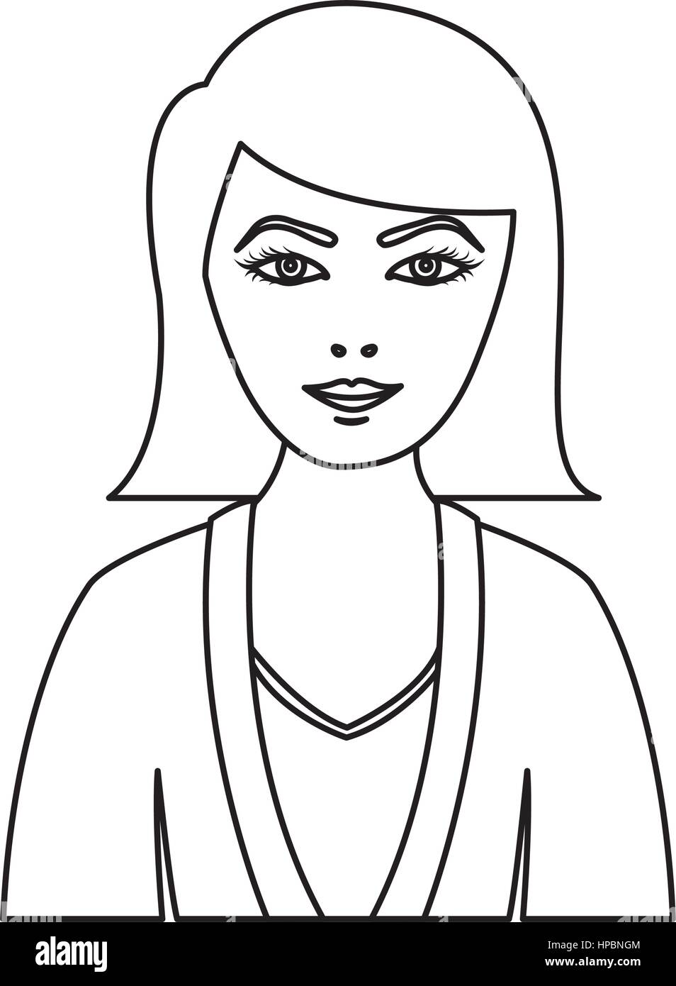 figure people formal woman icon Stock Vector Image & Art - Alamy