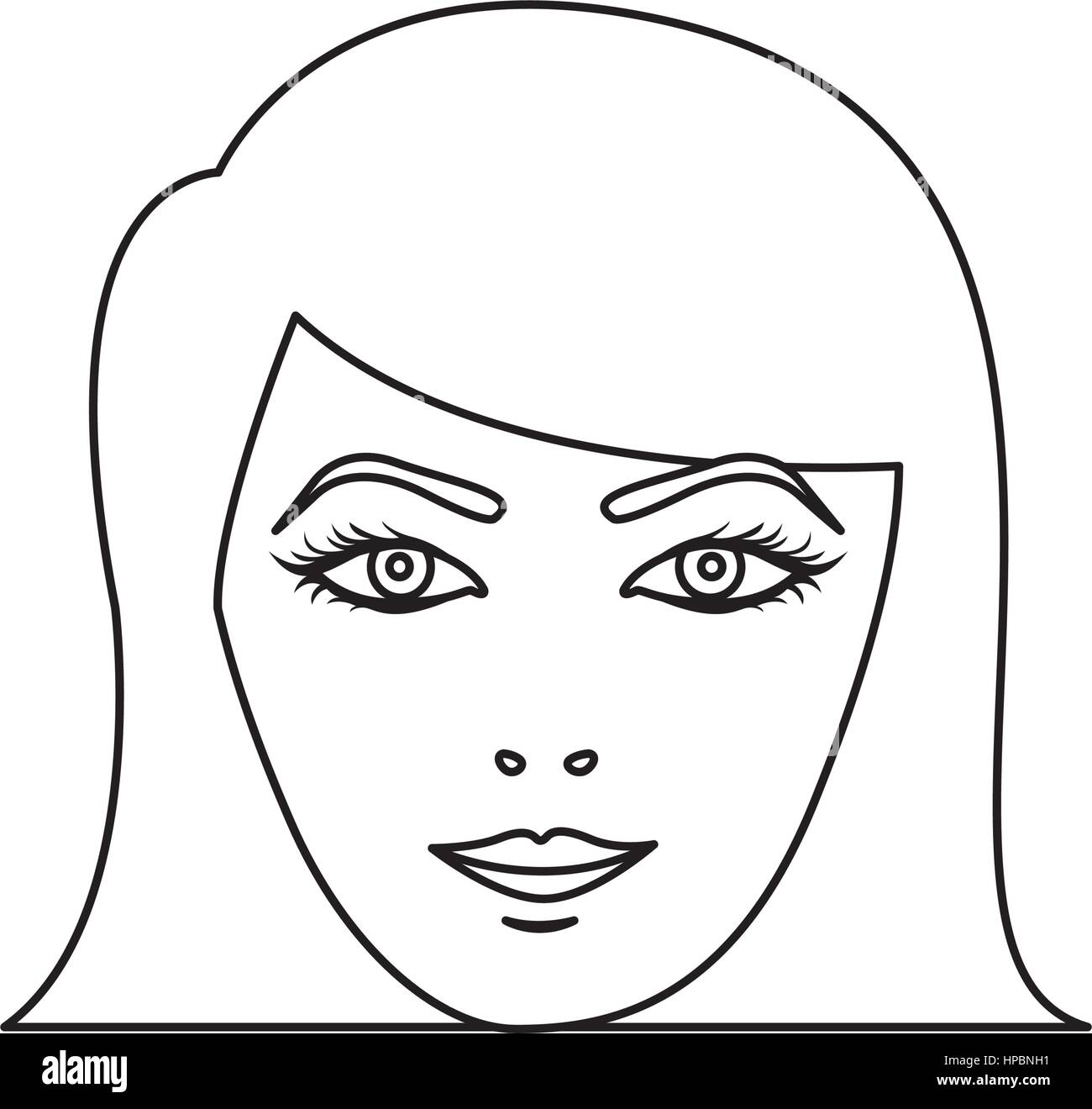 figure face formal woman icon Stock Vector Image & Art - Alamy