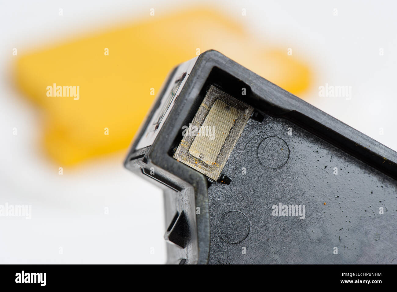 closeup dirty filter inside the ink cartridge Stock Photo - Alamy